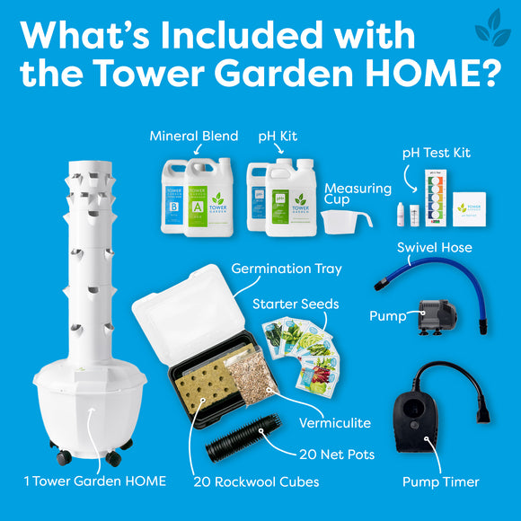 Tower Garden HOME – Compact Indoor Growing System for Fresh Greens